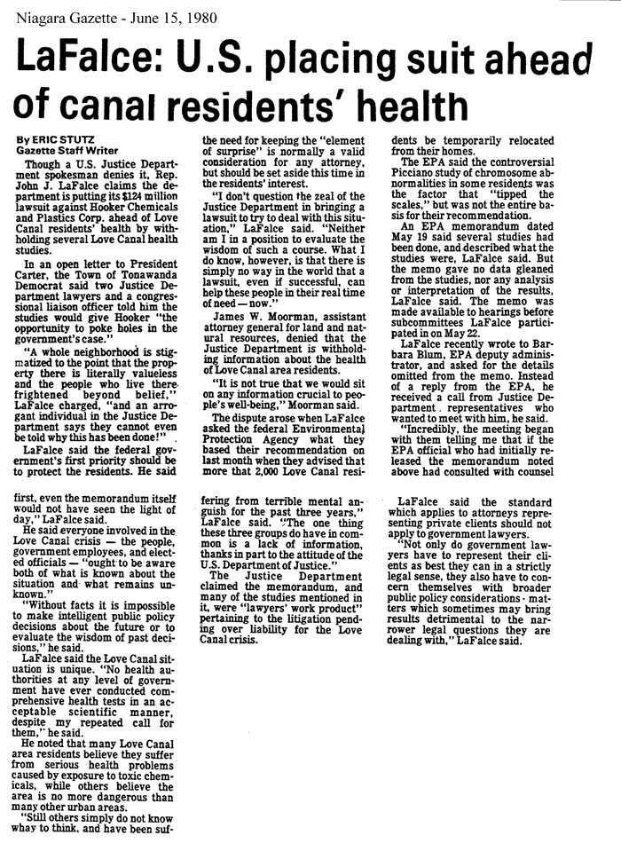 Niagara Gazette Newspaper Clippings - University Libraries - University ...